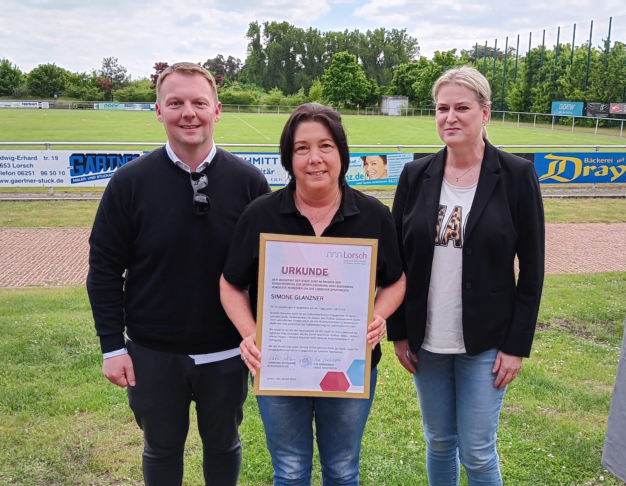 lorsch.de | Meldung: Sonderehrung für besondere Verdienste im Sport